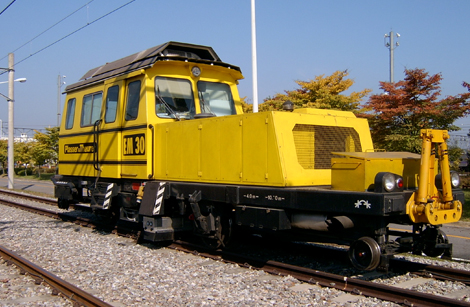 궤도검측차(EM-30) : 검측 트로리 하강 - 송정석닷컴